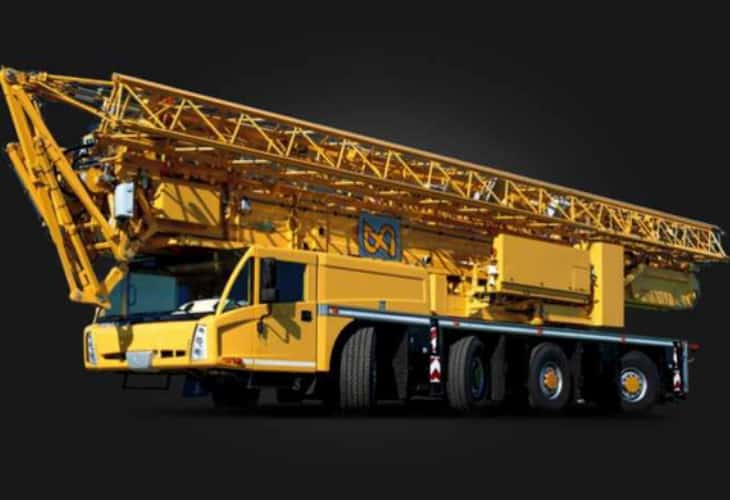 Need a crane for hire? | 4 axle mobile tower crane SK488-AT4