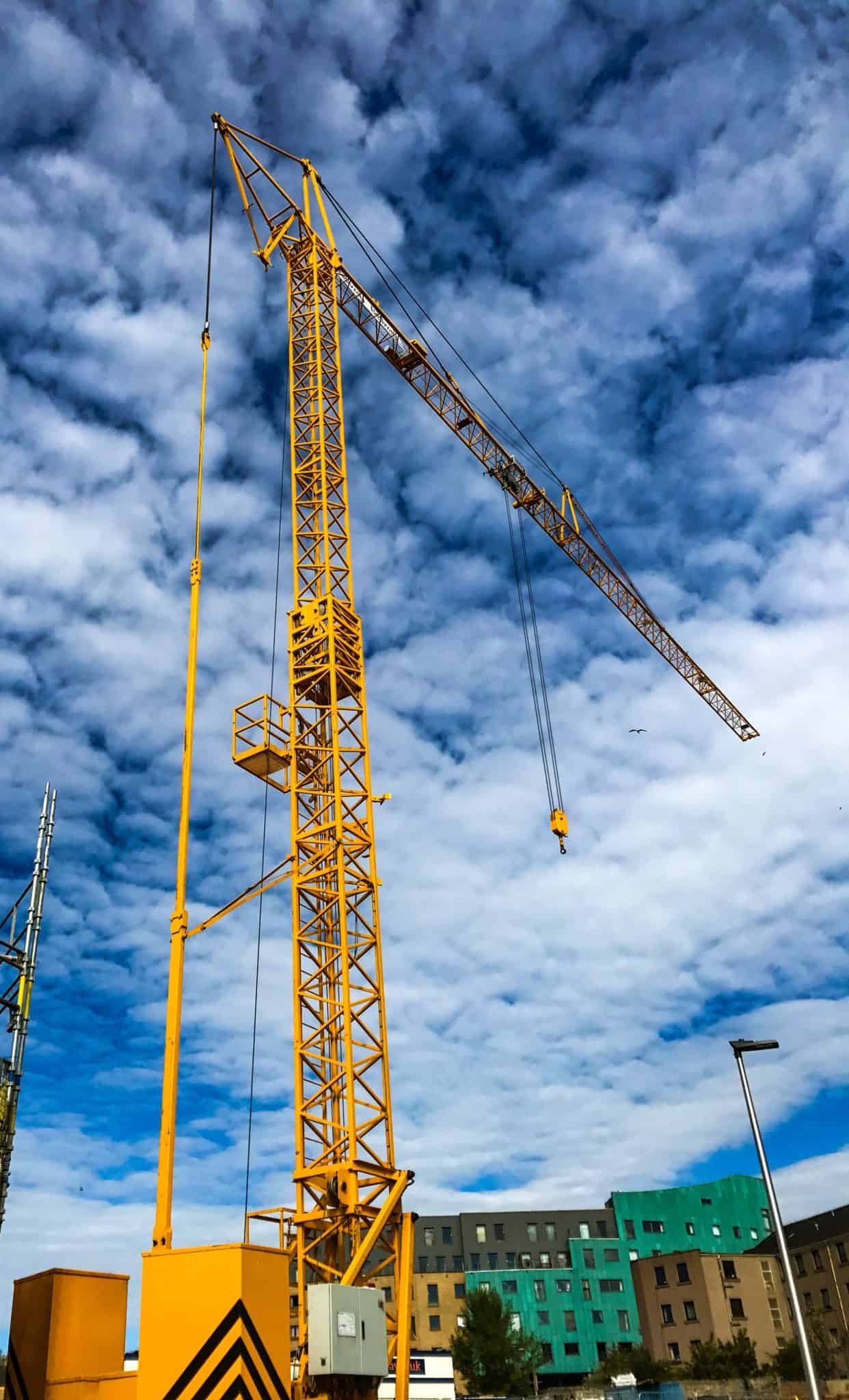 Need a crane? | Self erecting tower crane with 24m jib